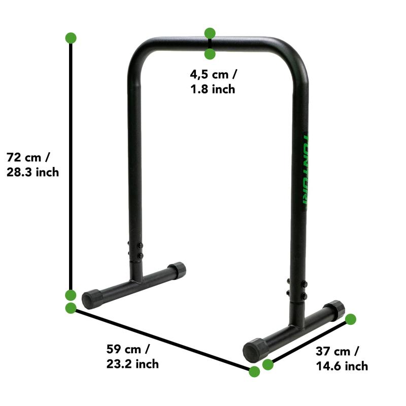 Parallel bars TUNTURI Parallettes Bar Set - Court.ee